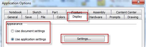 Inventor Imagery Setting Your Default Visual Settings IMAGINiT Manufacturing Solutions Blog