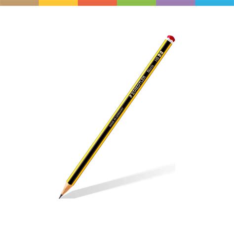 Staedtler Crayon Noris 120 Carte Blister De 4 Crayons De Dureté Assortie 7 Mm 2b 2h Hb 4 X