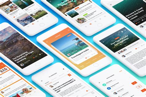 Social Mobile App Ui Kit App Templates ~ Creative Market