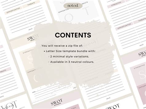 Swot Analysis Template Project Management Business Swot Analysis