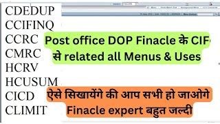 DOP Finacle क EOD कस कर HISCOD How to do EOD su Doovi