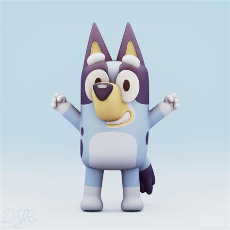 3d Bluey R Bluey
