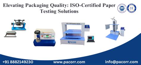Iso Certified Paper Testing Machines For Reliable Packaging Quality