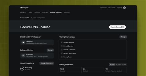 Dns Filtering Twingate