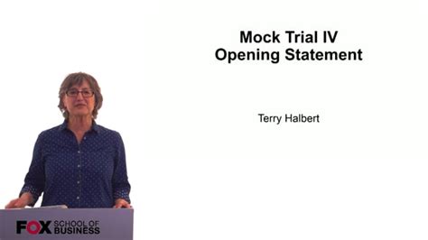 Mock Trial V Closing Statements Video Vault