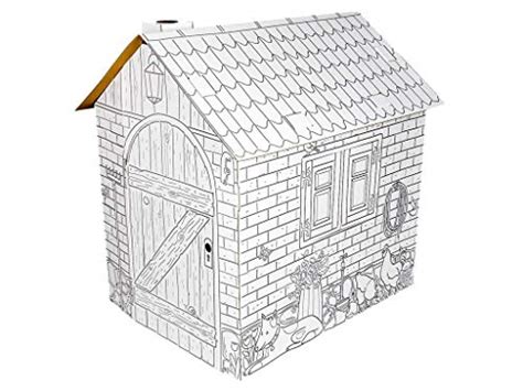 Casa de cartón para niños de Lidl crea tu propia casa de cartón Mi Hogar
