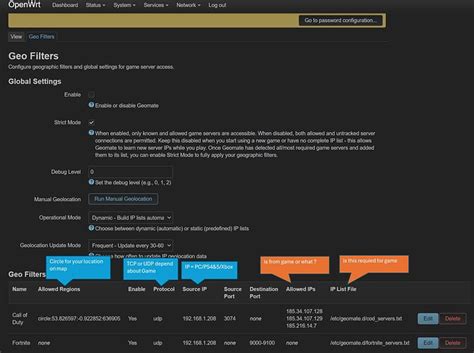 Geomate Geographic Game Server Filter For Openwrt Community Builds