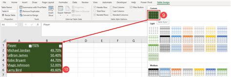 5 Ways To Change Table Style In Microsoft Excel How To Excel