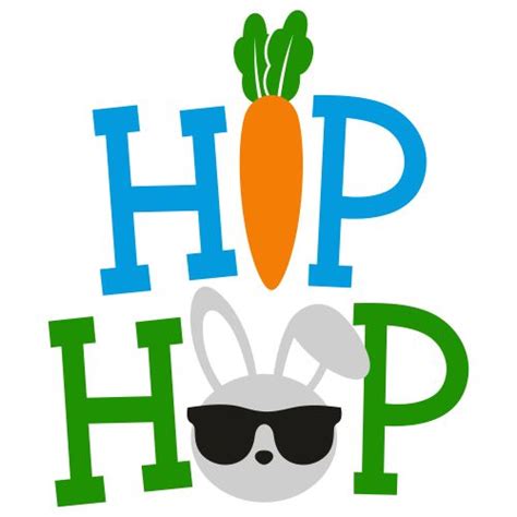 Hip Hop Bunny Svg Hip Hop Bunny Shirt Svg Bunny Carrot Logo Svg