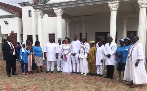 Dr Loretta Oduware Ogboro Okor On Thursday June 15 Led Her Team To The Famous Palace Of The Oba