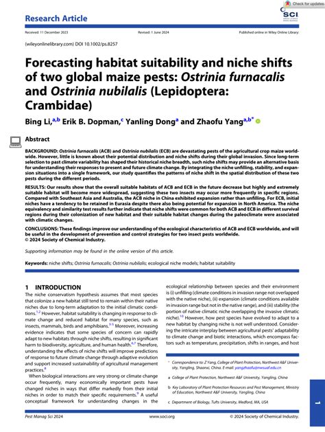 Pdf Forecasting Habitat Suitability And Niche Shifts Of Two Global