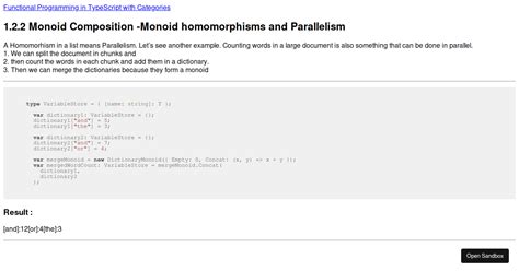 122 Monoid Composition Monoid Homomorphisms And Parallelism Codesandbox
