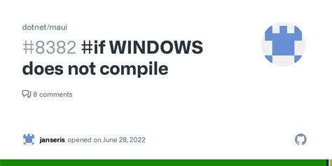 If Windows Does Not Compile Issue Dotnet Maui Github
