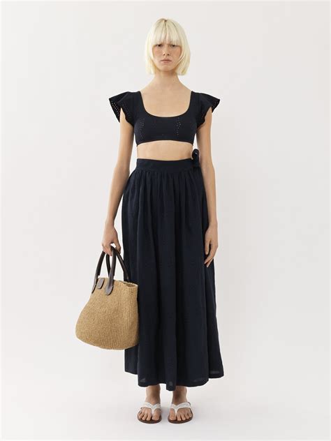Chloé ChloÉ X Eres Paloma Long Wrap Skirt Reversible