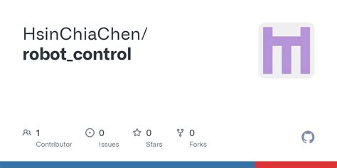 Github Hsinchiachen Robot Control