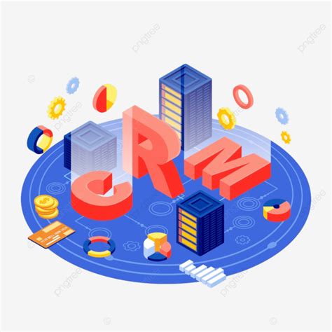 Crm Isometric Vector Art PNG Crm Server Isometric Vector Illustration Big Data Erp PNG Image