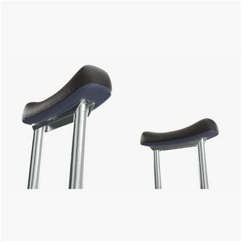 Lightweight Underarm Crutches 3d Model Download Medical Equipment On