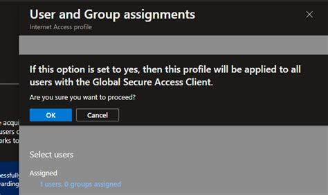 Entra Id Global Secure Access Client Assign Users And Groups To