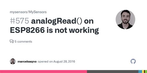 Analogread On Esp8266 Is Not Working · Issue 575 · Mysensors