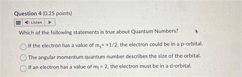 Solved Which Of The Following Statements Is True About Chegg