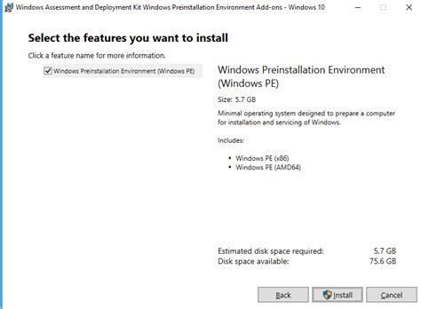 Installing Windows Adk 10 V1809 And Winpe Addon Unattended Deployment