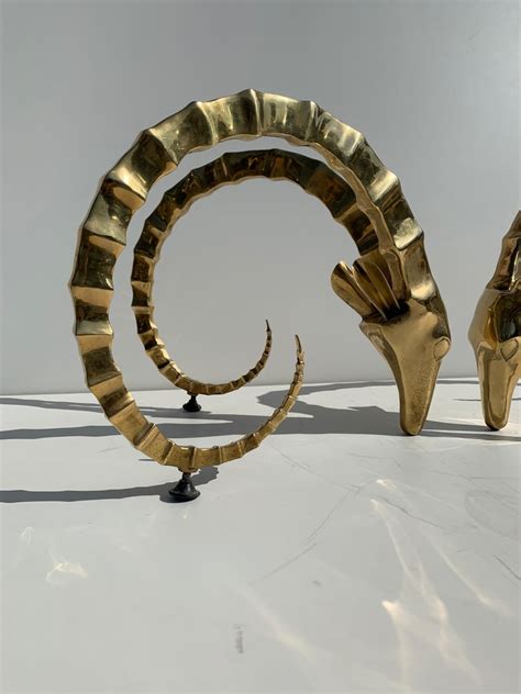 Brass Ibex Ram Coffee Table At 1stdibs