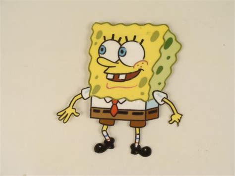 Spongebob Original Animation Cel Standing Happy