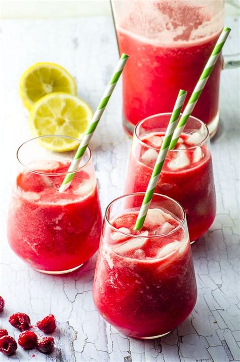 Date Sweetened Raspberry Lemonade May I Have That Recipe