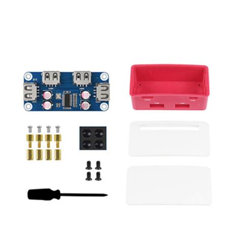 Usb Papan Ekspansi Pin Atas Papan Ekspansi Kit Cangkang Hub Usb