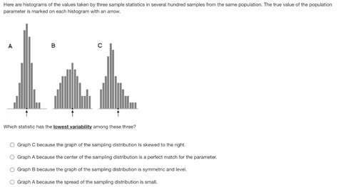 Solved Here Are The Histograms Of The Values Taken By Three