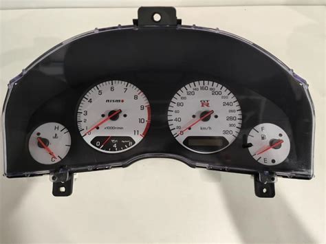 Genuine Nismo Nissan R34 Gtr Skyline Gauge Cluster White Face 13700km £