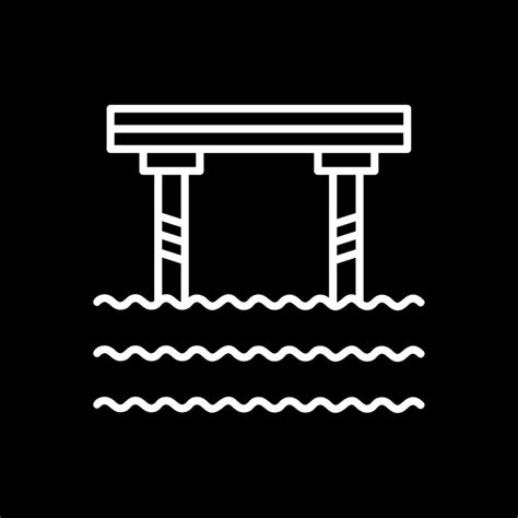 Bridge Line Inverted Icon Design 43914338 Vector Art At Vecteezy