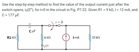 Solved Use The Step By Step Method To Find The Value Of The Chegg Com
