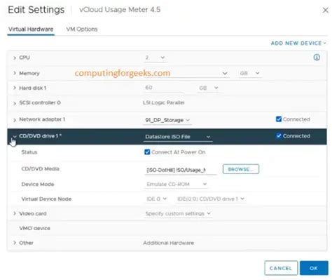 How To Upgrade VMware VCloud Usage Meter ComputingForGeeks