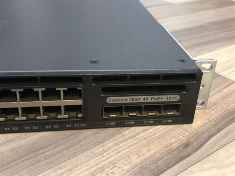 Cisco Catalyst 3650 48 Poe Ports Network Switch Computers And Tech