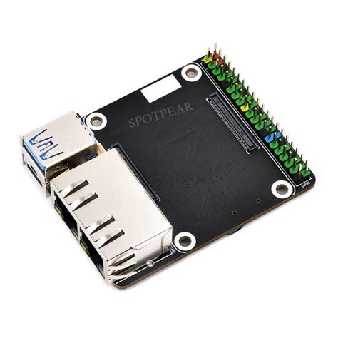 Raspberry Pi CM5 Compute Module 5 Dual Gigabit Ethernet RJ45 Expansion