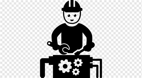 유지 보수 자동차 기계 공학 컴퓨터 아이콘 Industrail 노동자 및 엔지니어 사람들 심벌 마크 머리 Png Pngwing