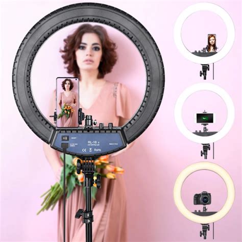 Кольцевая LED лампа RL-18, 45см, пульт в комплекте - Купить товари для ...