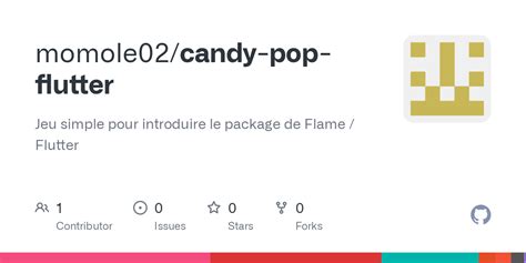 Github Momole02 Candy Pop Flutter Jeu Simple Pour Introduire Le