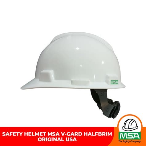 Jual Safety Helmet MSA V Gard USA Fastrac III Suspension Helm Safety