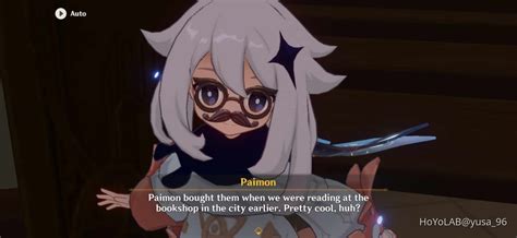 Paimon With Goofy Glass Genshin Impact Hoyolab