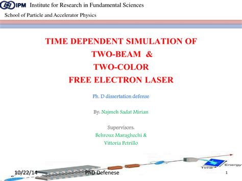 Pdf Time Dependent Simulation Of Two Beam And Two Color Free Electron Laser