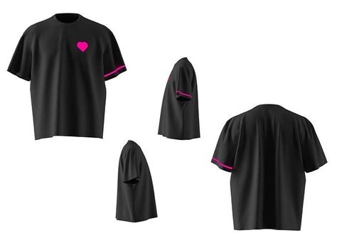 Male Neon Tshirt D Model Rigged Cgtrader