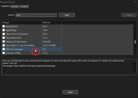 Highlighted Entry In Plugins Admin With Dark Mode Not Distinguishable