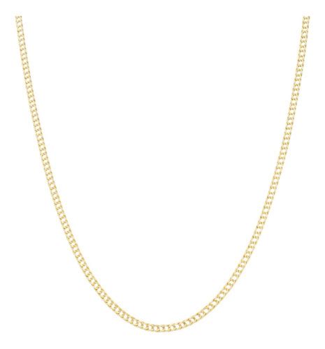 Corrente Cordão Grosso Grumet Duplo 60cm Masculino Ouro 18k 750 Thile
