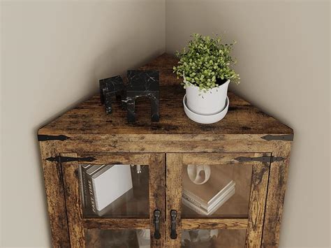 Garveehome 67 In Tall Corner Storage Cabinet With Lights