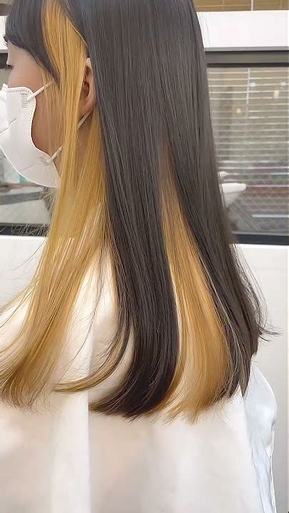 Secret 쉿🤭시크릿투톤 염색추천 투톤염색 탈색 염색 시크릿투톤 염색추천 Color Koreahair 예쁜