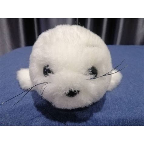 ตุ๊กตาแมวน้ำ อุ๋งๆ สีขาว นุ่มนิ่ม ขนปุย ขนาด 8 นิ้ว Shopee Thailand