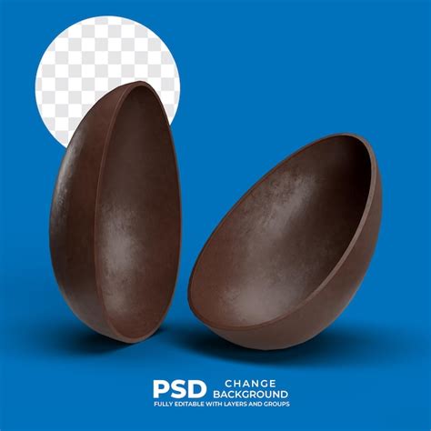 Premium Psd Psd Chocolate Easter Egg