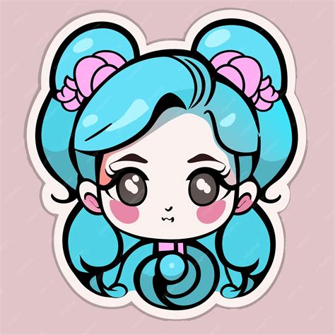 Premium Vector Chibi Manga Kawaii Cute Girl Hand Drawn Cartoon